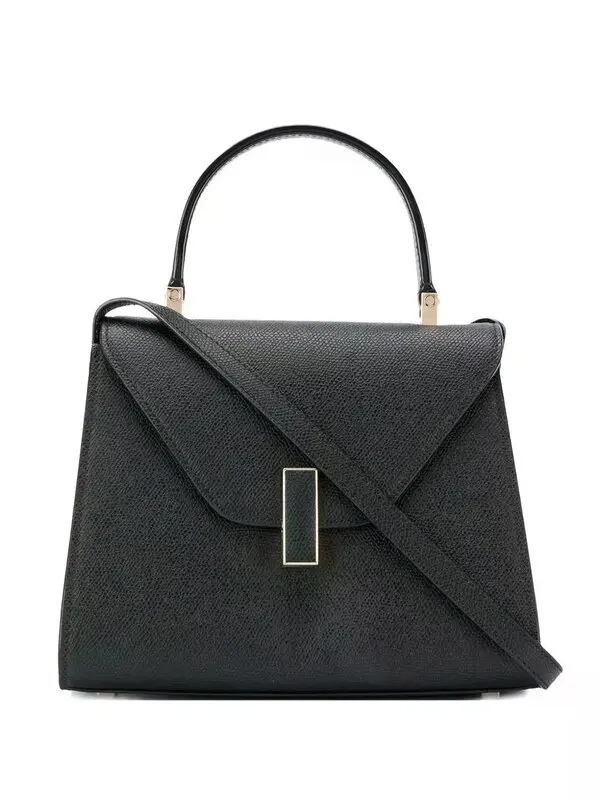 VALEXTRA Small Clasp Tote Bag - Black