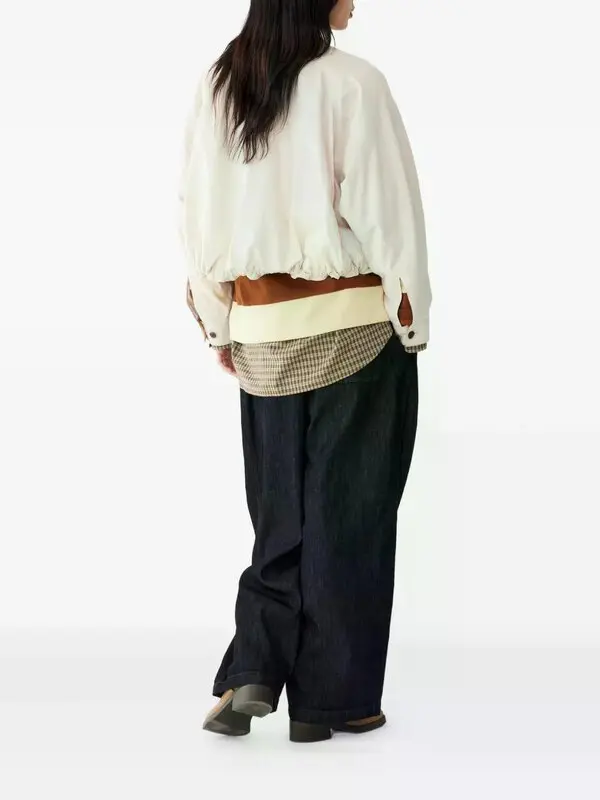 STUDIO TOMBOY Corduroy-collar Bomber Jacket - Neutrals