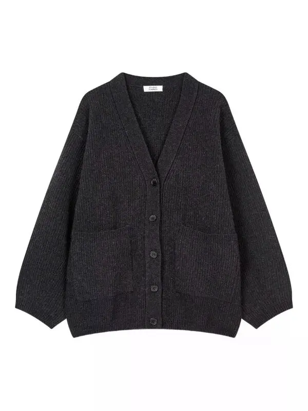 STUDIO TOMBOY Ribbed-knit Cardigan - Grey