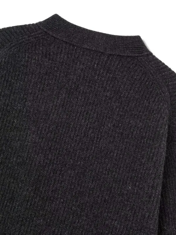 STUDIO TOMBOY Ribbed-knit Cardigan - Grey
