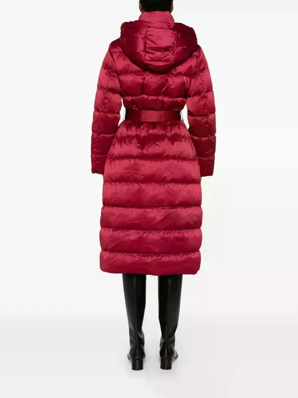 Liu Jo Belted Hooded Coat