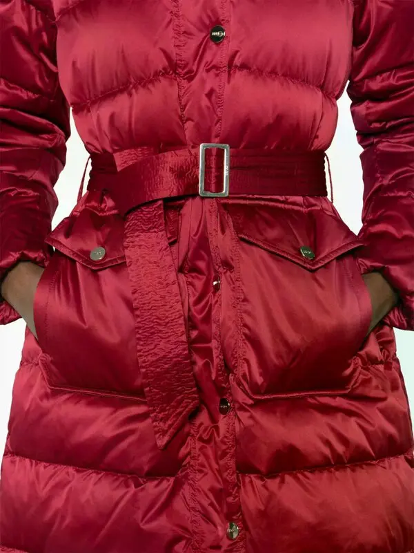 Liu Jo Belted Hooded Coat