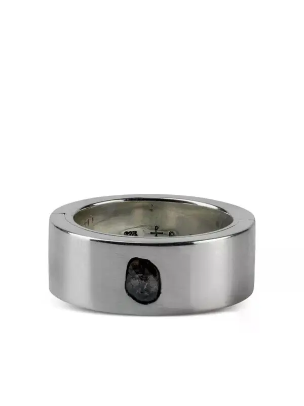 PARTS OF FOUR Sterling Sistema Diamond Ring - Silver