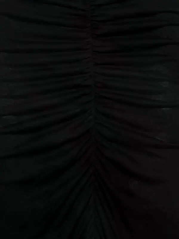 Rick Owens Ruched Midi Skirt