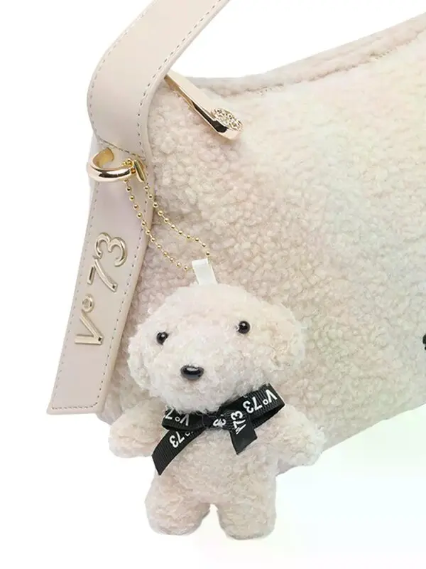 V°73 Teddy Charm Tote Bag - Neutrals