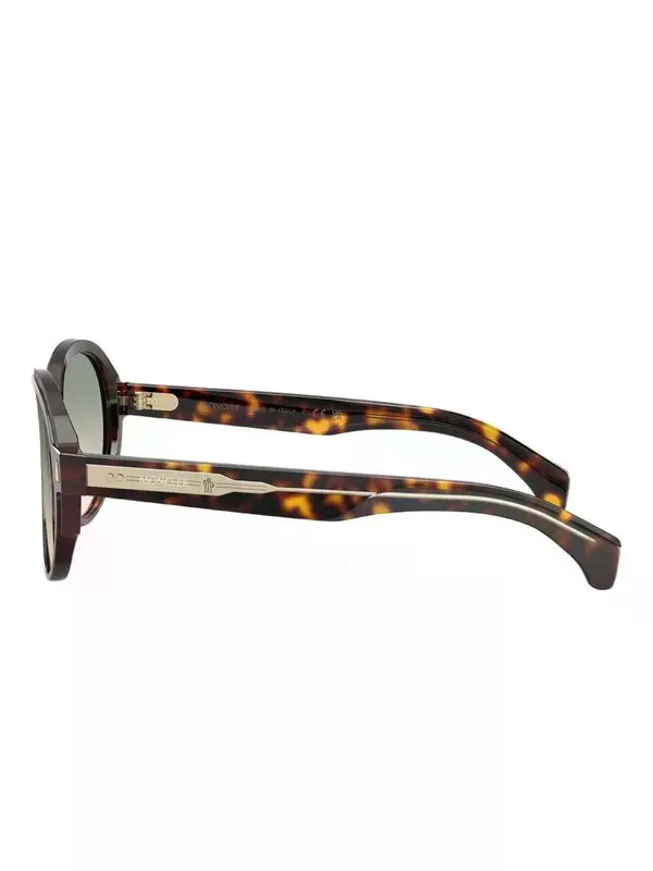 Moncler Swanspan Tortoiseshell Sunglasses