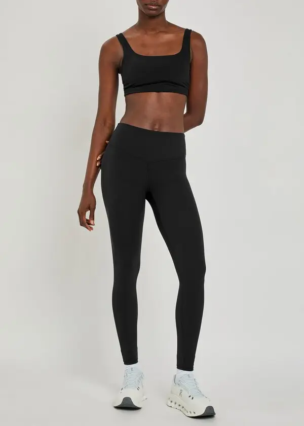 Vuori Alltheform Stretch-jersey Leggings - Black