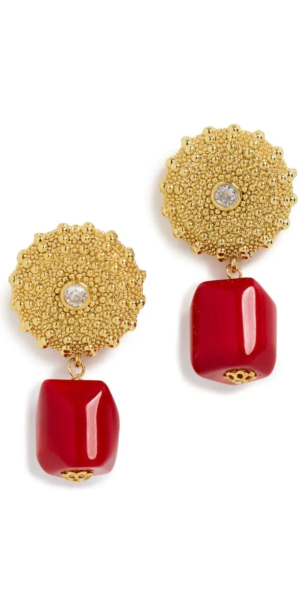 Maison Irem Solea Earrings - Red