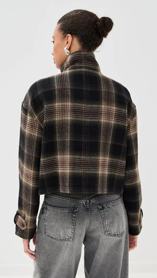 Veronica Beard Bateman Plaid Jacket - Black Multi