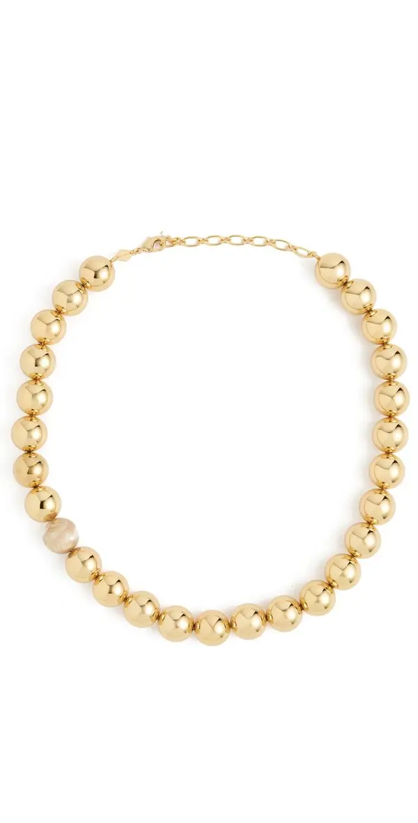 Anni Lu Hi Ho Beaded Necklace - Gold