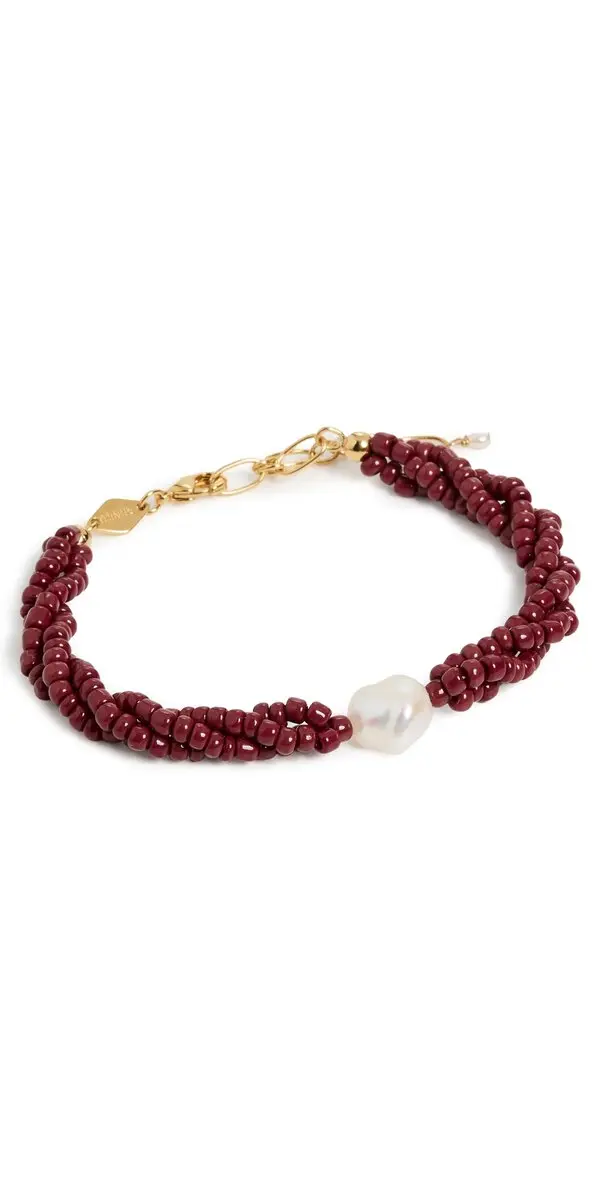 Anni Lu Rodeo Bracelet - Deep Burgundy