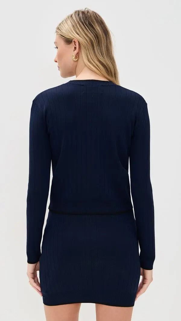 LE BOP Diana Cardigan - Navy