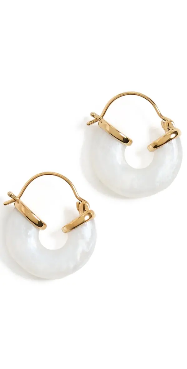 Anni Lu Petit Swell Hoops - Gold