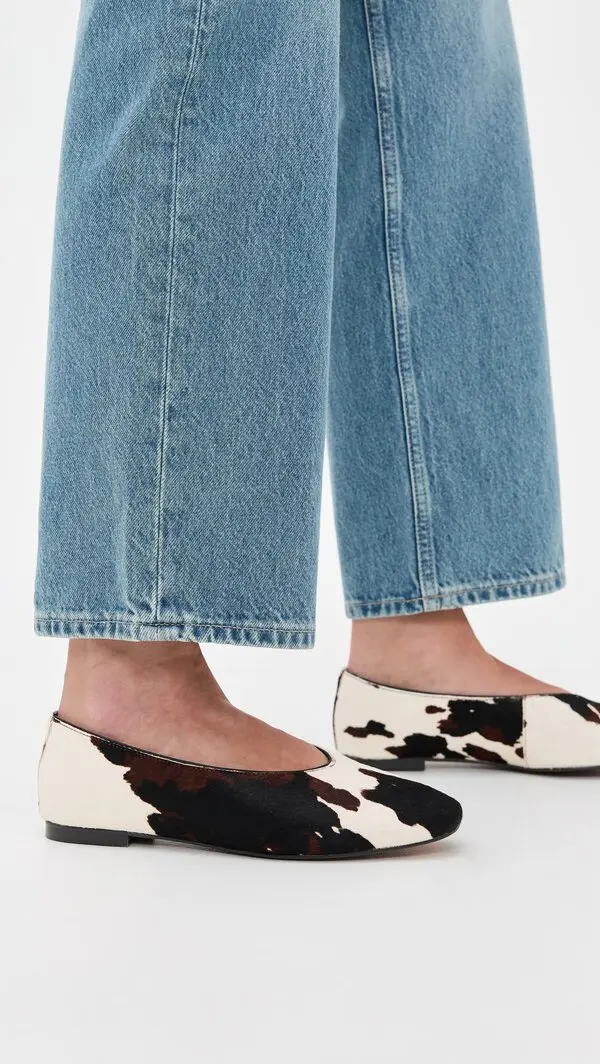 Madewell Sage Haircalf Ballet Flats