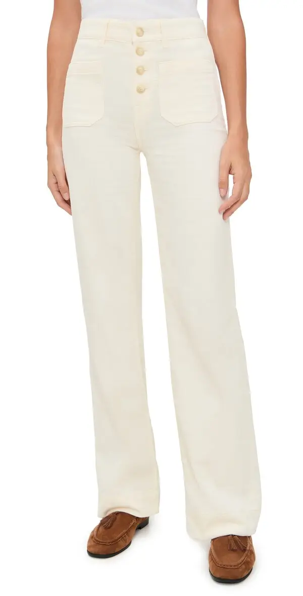 Faherty Brand Stretch Terry Corduroy Patch Pocket Trousers