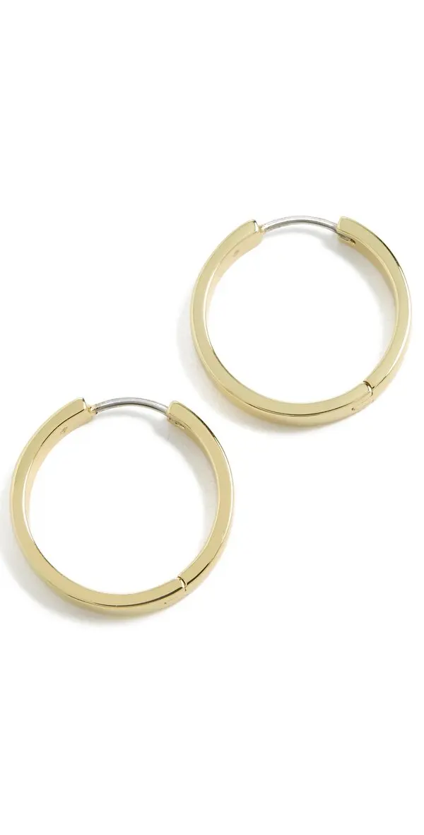 Gorjana Rose Hoops - Gold