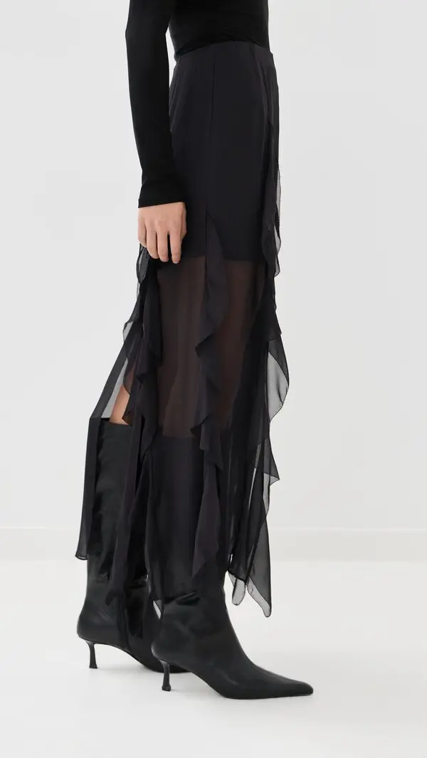 Veronica Beard Ava Silk Skirt