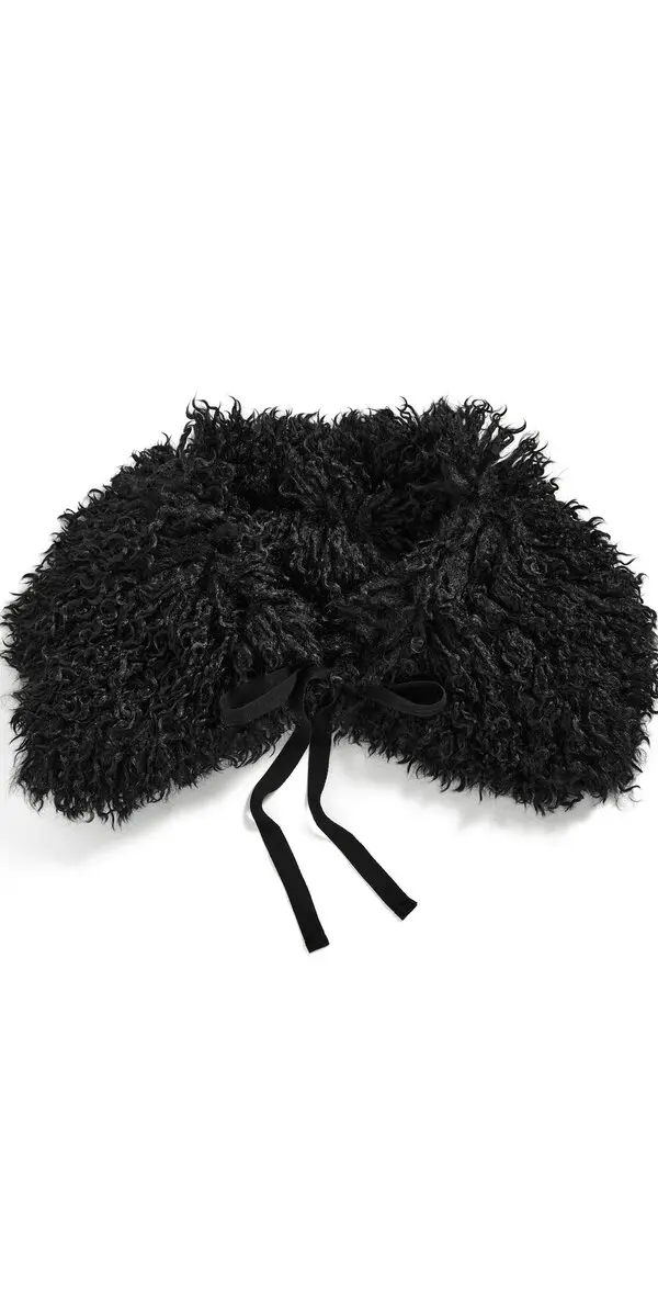 Apparis Eliza Shearling Collar - Noir