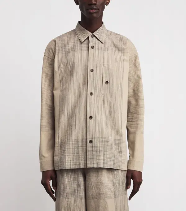 Issey Miyake Kasuri Patchwork Shirt