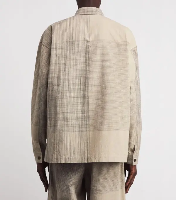 Issey Miyake Kasuri Patchwork Shirt