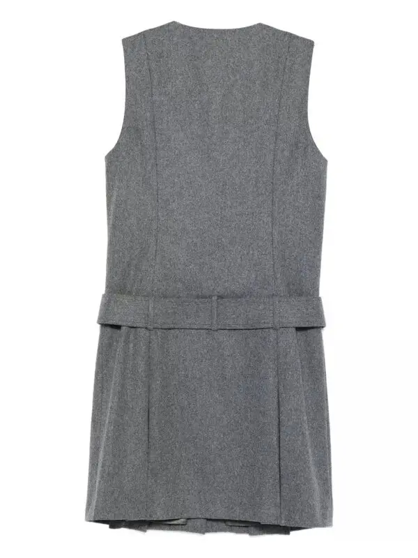 A.p.c. Belted Buttoned Dress