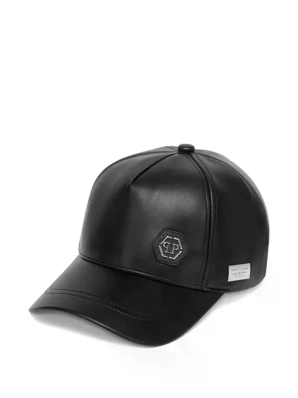 Philipp Plein Hexagon Logo Baseball Cap - Black