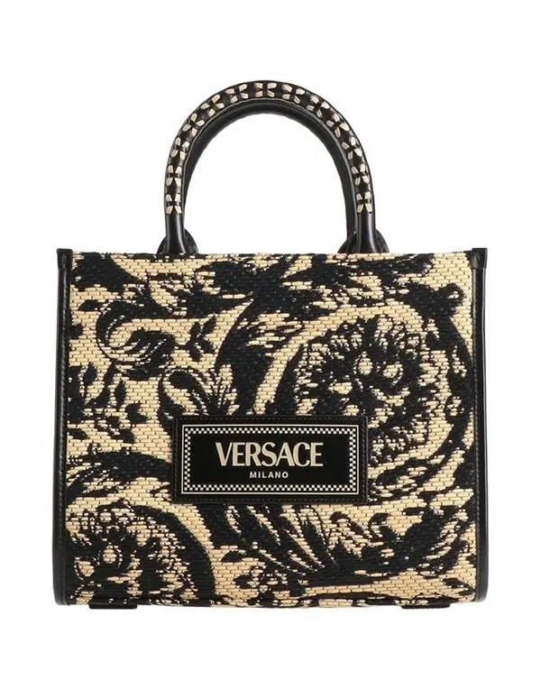 Versace Shopper Bag With Floral Print