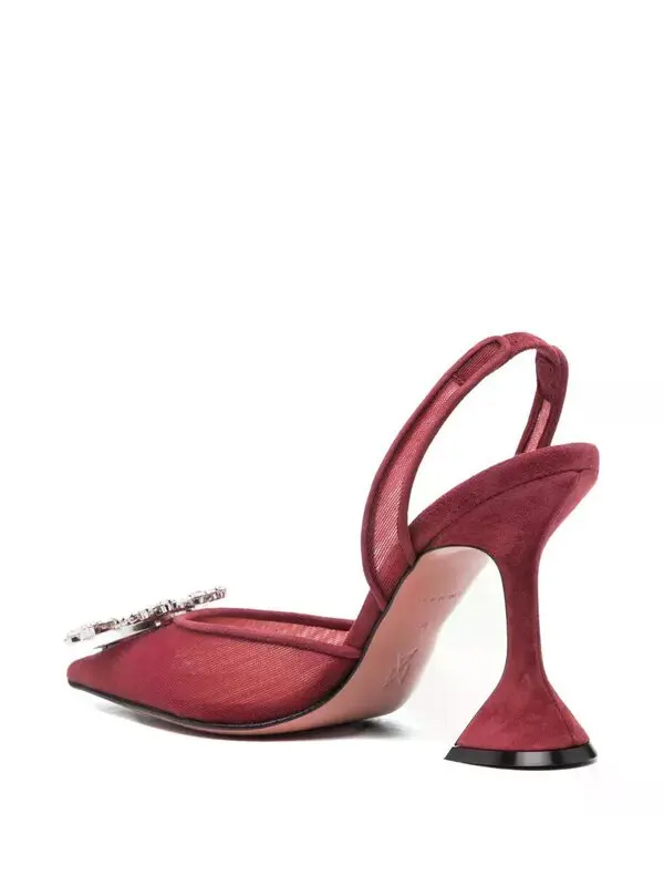 Amina Muaddi Begum Sling Mesh Pumps