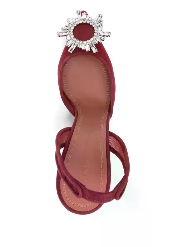 Amina Muaddi Begum Sling Mesh Pumps