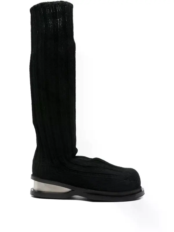 EGONLAB Ribbed Knit Boots