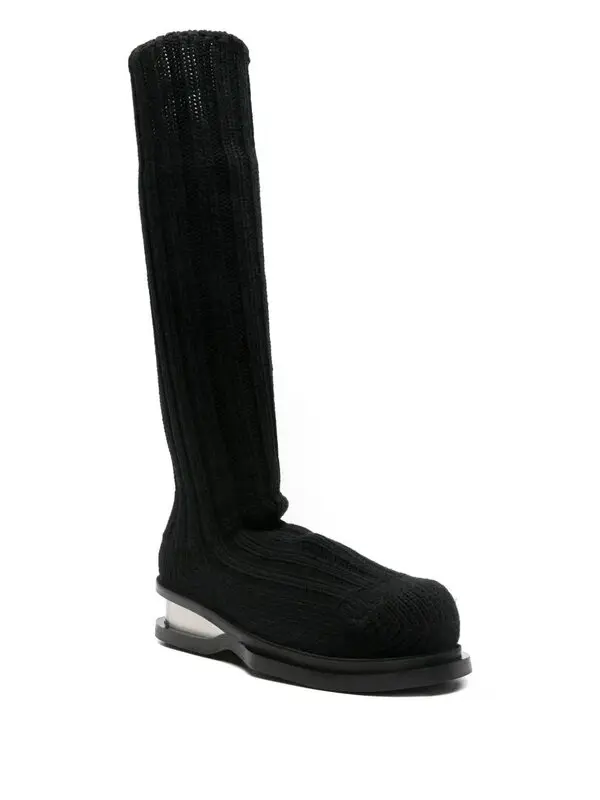 EGONLAB Ribbed Knit Boots