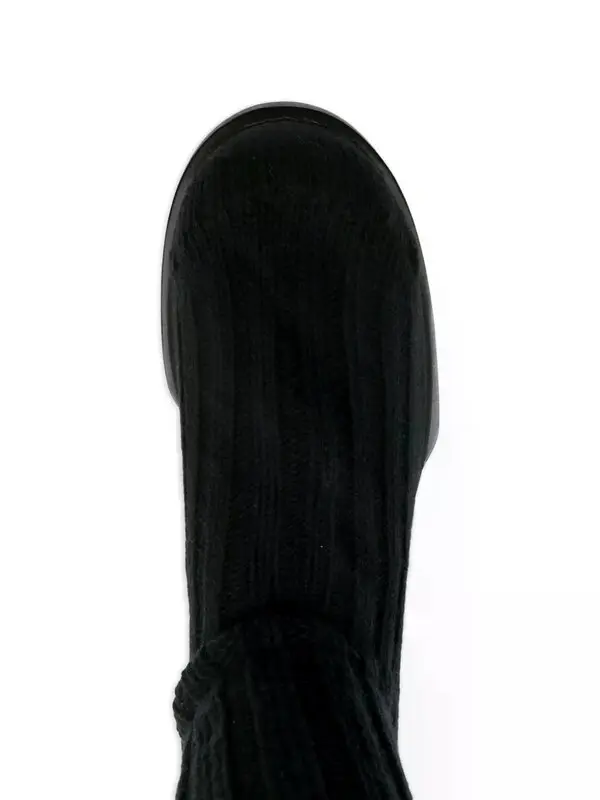 EGONLAB Ribbed Knit Boots