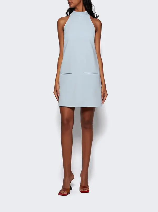 COURRÃ¨GES Heritage Crepe A-line Mini Dress