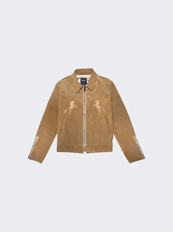 UNITED RIVERS Chesapeake River Western Suede Jacket - Brown