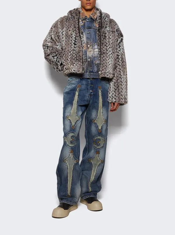 THUG CLUB Hard Washed Damaged Vest