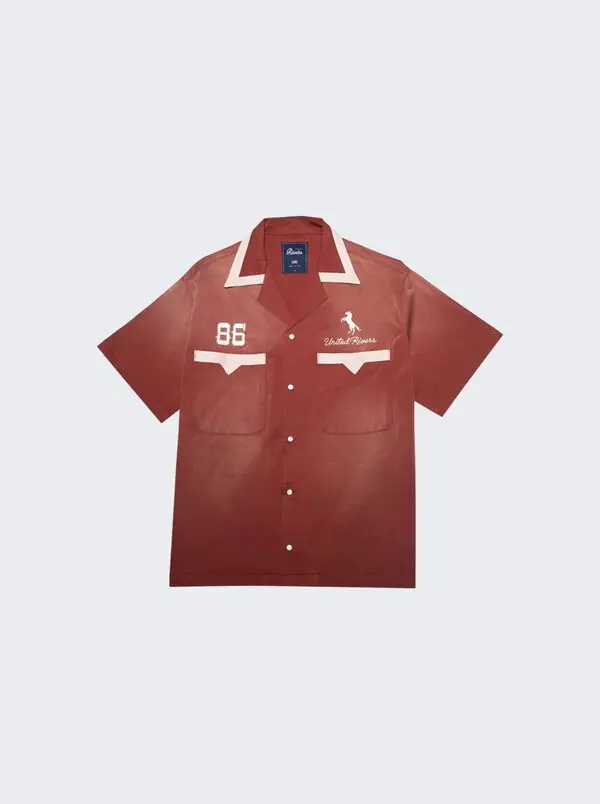 UNITED RIVERS Susquehanna River Bowling Shirt - Red