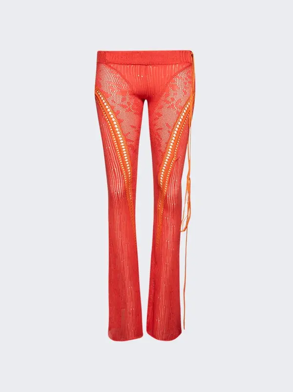 ROBERTA EINER Disco Trousers - Red