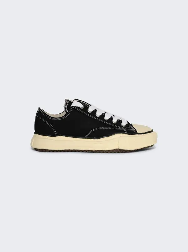 Mihara Yasuhiro Peterson Og Sole Canvas Low-top Sneakers - Black