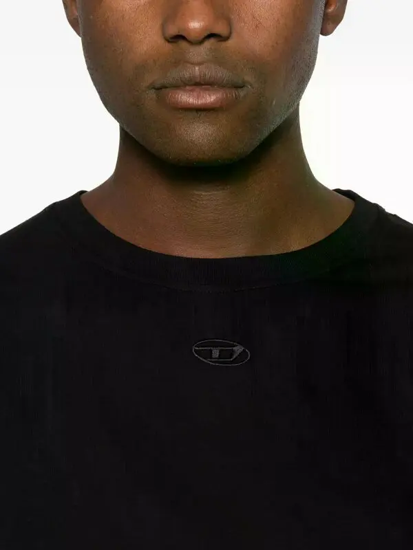 DIESEL® Logo-embroidered T-shirt