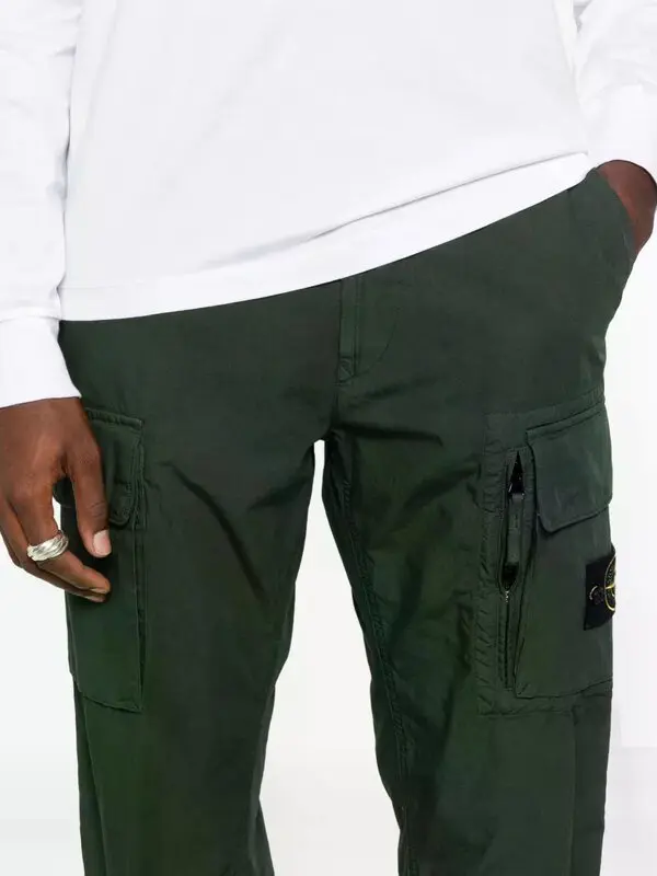 Stone Island Logo-patch Cargo Trousers