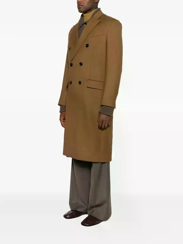 Ami Wool Double-breasted Coat