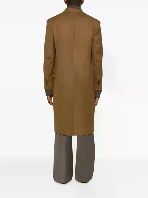 Ami Wool Double-breasted Coat