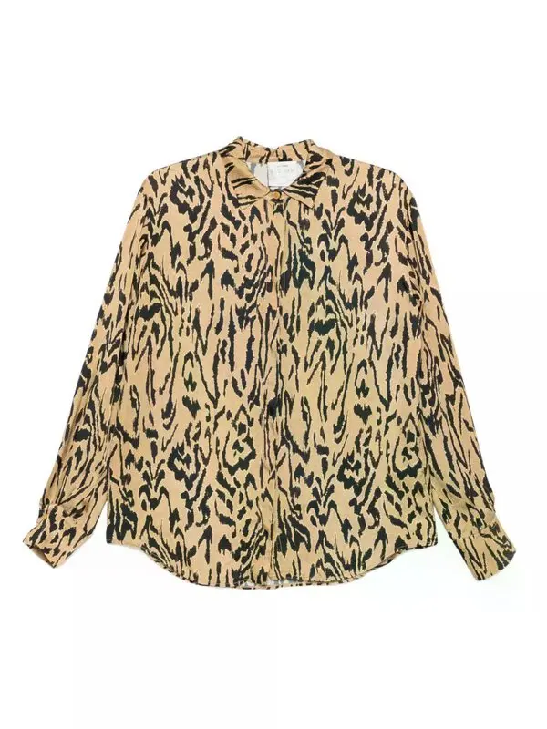 FORTE_FORTE Animal-print Shirt