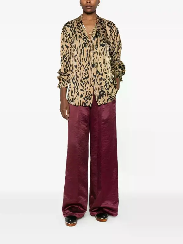 FORTE_FORTE Animal-print Shirt