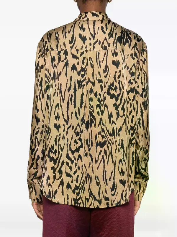 FORTE_FORTE Animal-print Shirt
