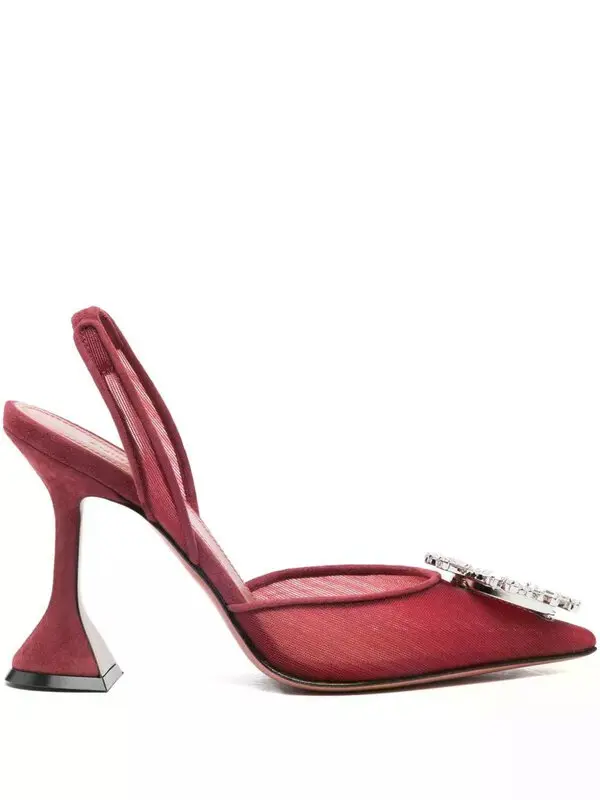Amina Muaddi Begum Sling Mesh Pumps