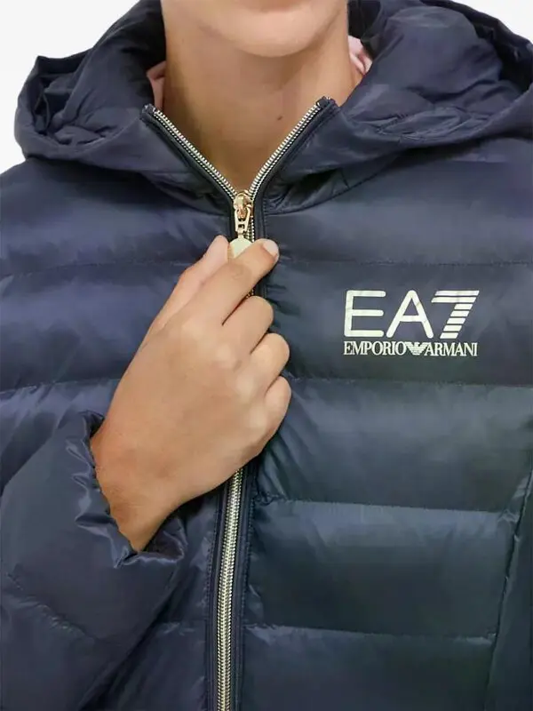 EA7 Hooded Logo Jacket