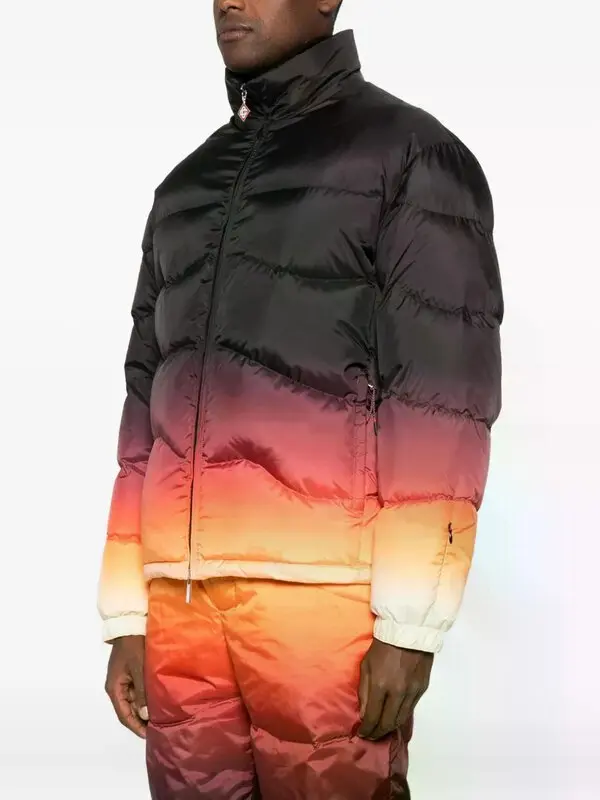Casablanca Gradient Puffer Jacket - Black