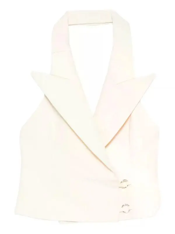 MEDEEA Halterneck Vest - Neutrals