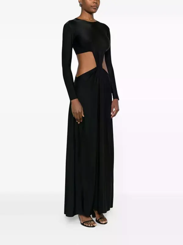 MEDEEA Second Skin Cut-out Maxi Dress